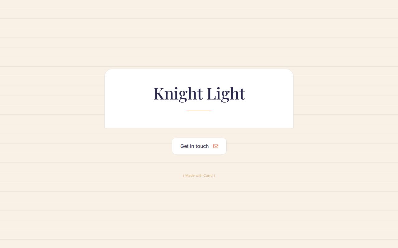 Knight Light